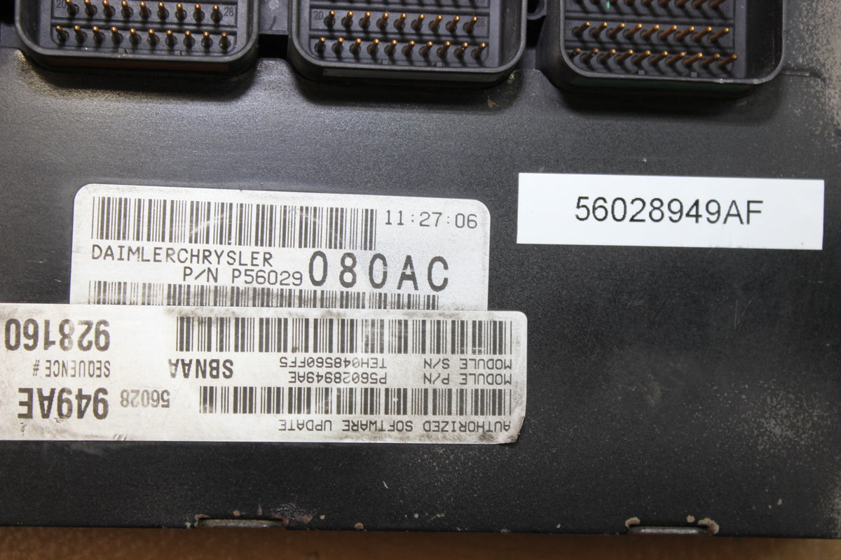05 DODGE DURANGO 4.7L ECU ECM PCM ENGINE CONTROL COMPUTER 56028949AF T – Your Part Source