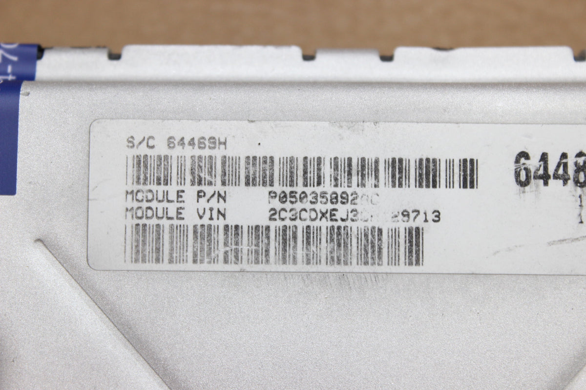 2016 16 DODGE CHARGER 6.4L ECU ECM PCM ENGINE CONTROL COMPUTER 0503589 ...