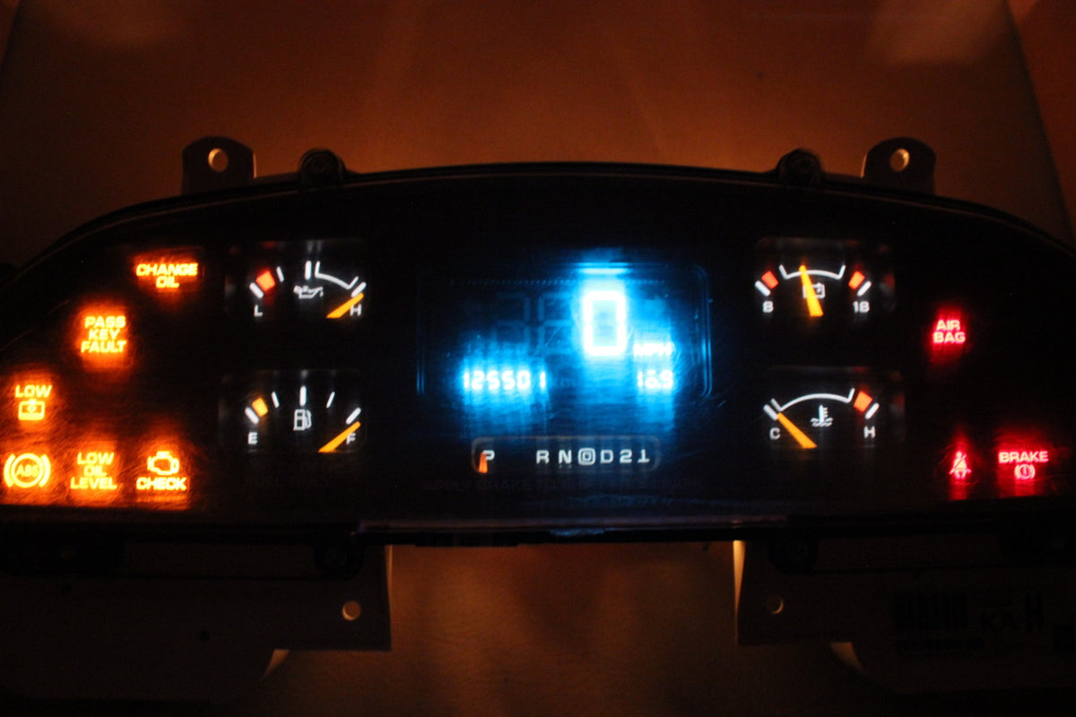 94-96 CAPRICE IMPALA SS INSTRUMENT CLUSTER SPEEDOMETER GAUGES OEM 125K ...