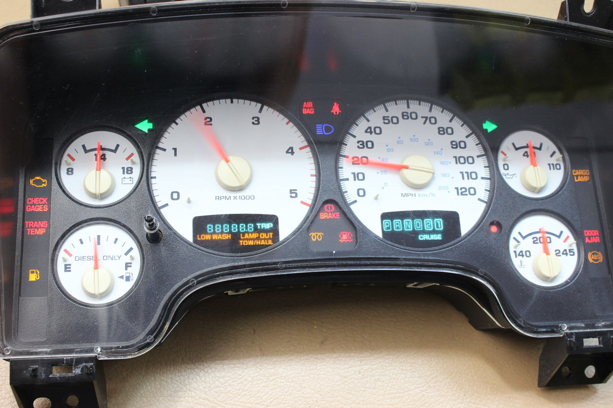 04-05 DODGE RAM 2500 3500 DIESEL INSTRUMENT SPEEDOMETER CLUSTER 560511 ...