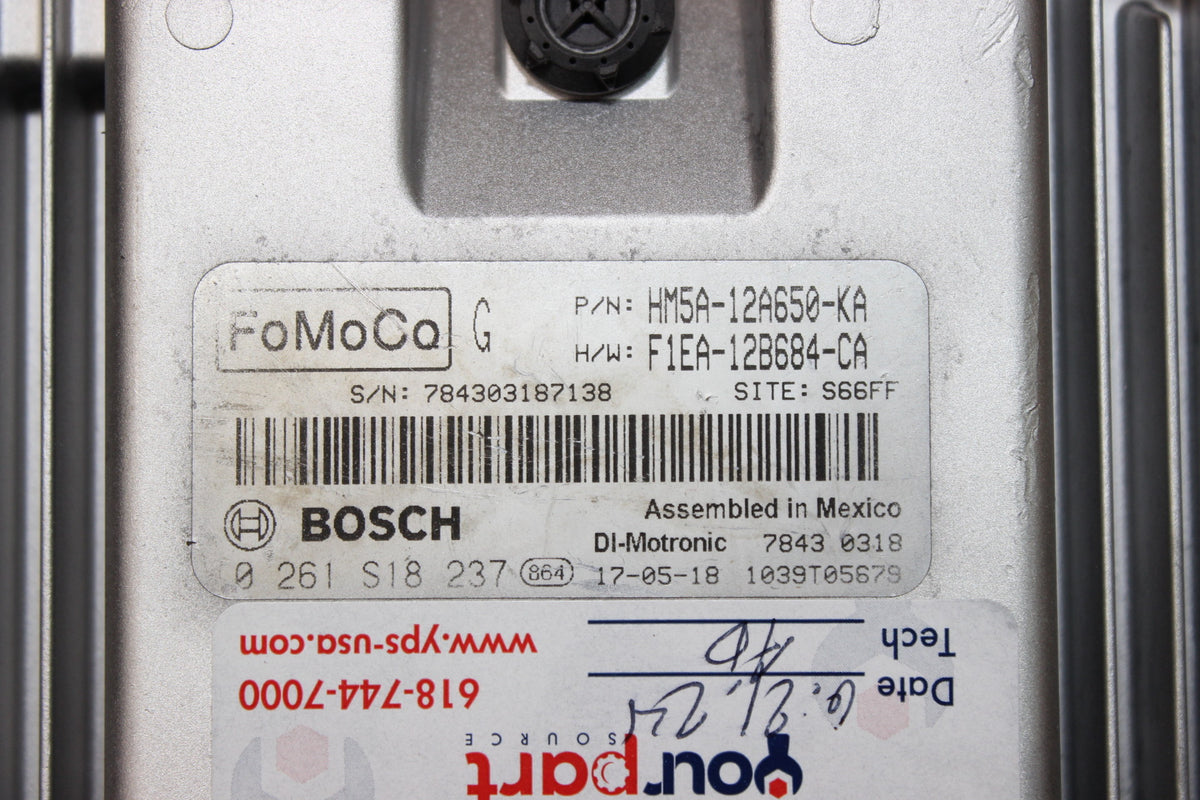 15-18 FORD FOCUS 2.0L TURBO ENGINE COMPUTER ECM PCM ECU HM5A-12A650-KA ...