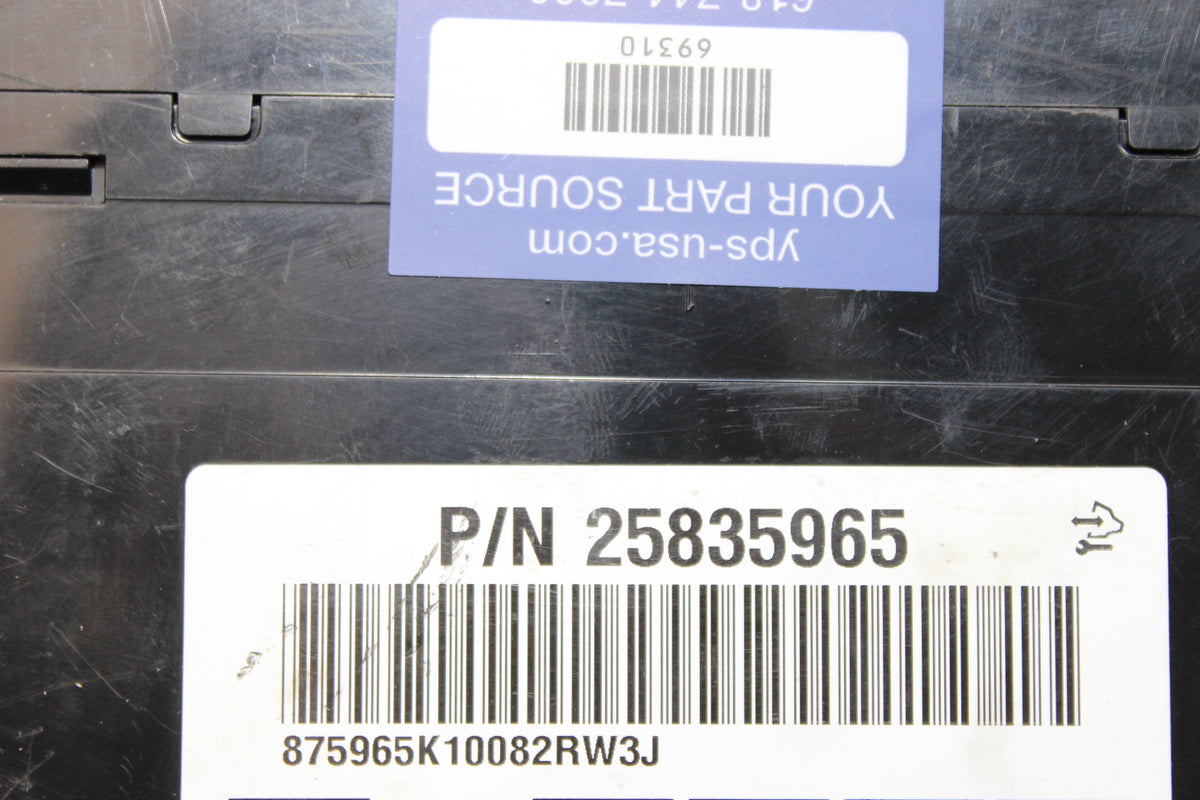 06-13 GM CHEVROLET BCM BODY CONTROL MODULE OEM 25835965 TESTED PROGRAM ...