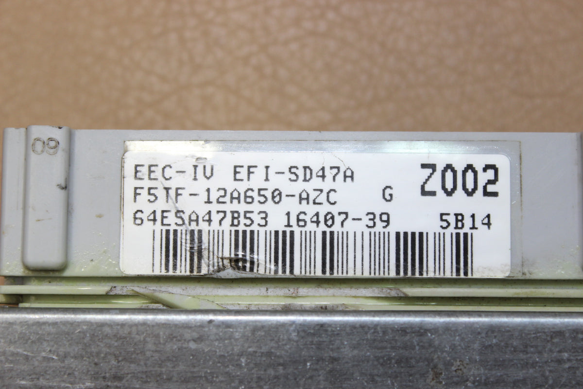 1995 95 FORD E-150 E-250 4.9L PCM ECU ECM ENGINE COMPUTER F5TF-12A650 ...