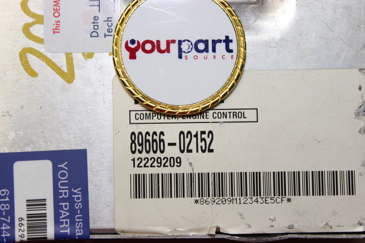 03 04 TOYOTA COROLLA MATRIX 1.8L ECU ECM PCM ENGINE COMPUTER 89666-021 ...