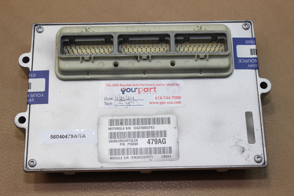 03 RAM 2500 3500 5.9L DIESEL ECU ECM PCM ENGINE COMPUTER 56040479AE TE ...