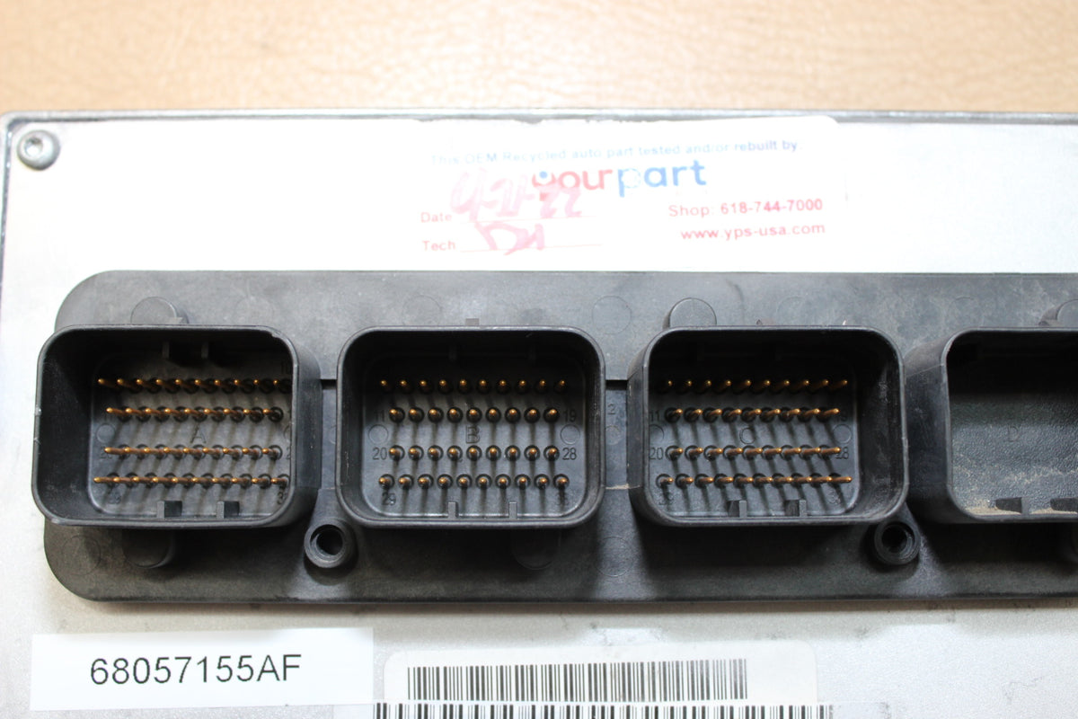 11 JEEP WRANGLER 3.8L M/T ENGINE COMPUTER MODULE ECU ECM PCM REBUILT 6 ...
