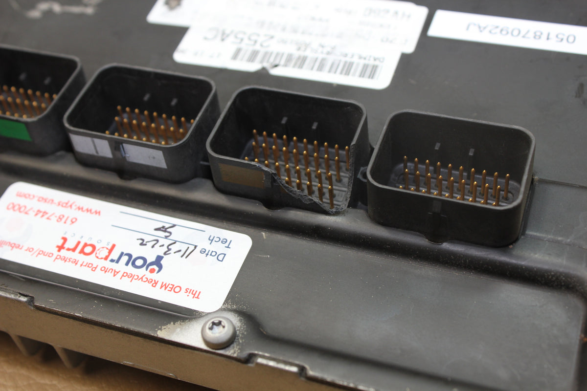 08 DODGE DAKOTA 4.7L 4X2 ENGINE COMPUTER UNIT ECU ECM PCM 05187092AJ O ...
