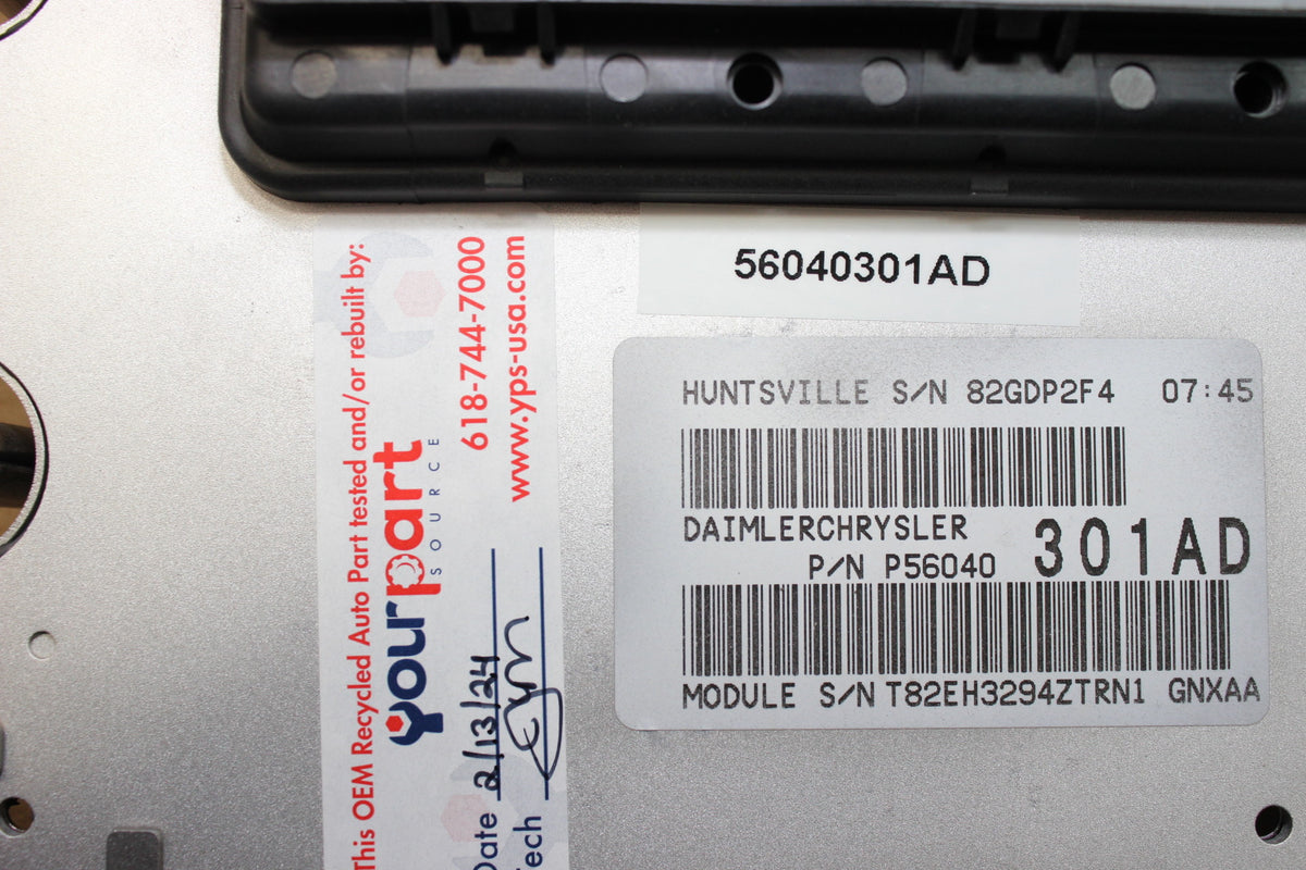 TESTED 02 DODGE DAKOTA 3.9L M/T ECU ECM ENGINE CONTROL UNIT COMPUTER 5 ...