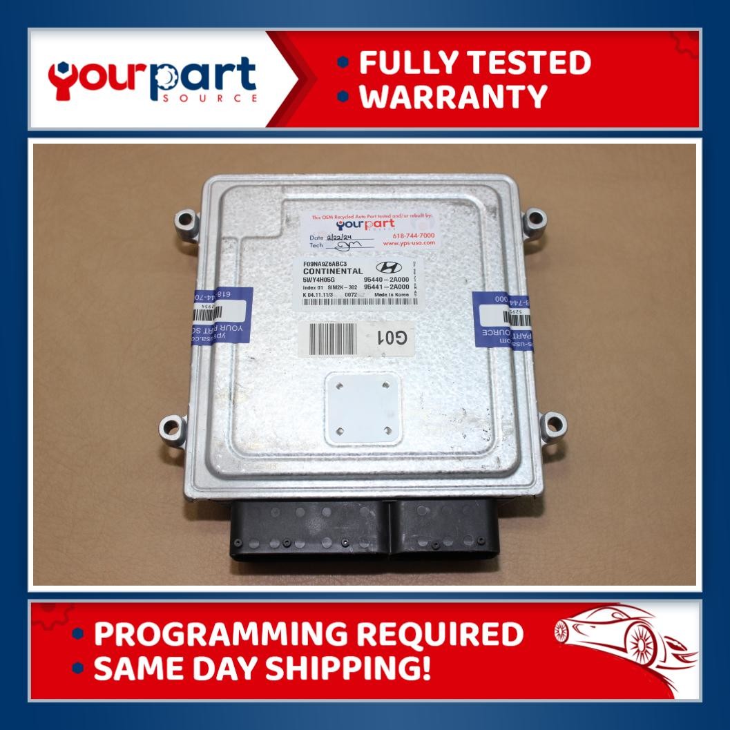 12-17 HYUNDAI VELOSTER TCM TCU TRANSMISSION CONTROL MODULE 95440-2A000 ...