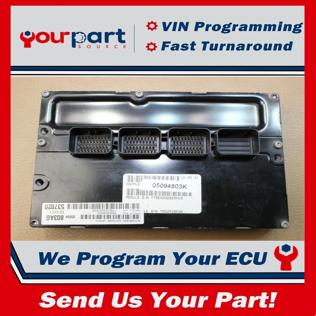 VIN PROGRAMMING SERVICE* 08 DODGE CHARGER 2.7L 3.5L 6.1L PCM ECM ECU C ...