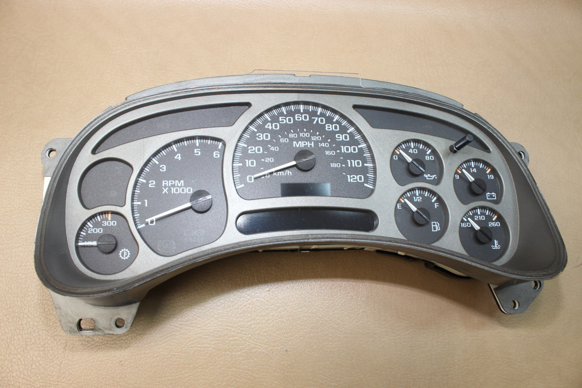 REMAN 03-04 2500 3500 DENALI INSTRUMENT CLUSTER SPEEDOMETER 15182144 ...