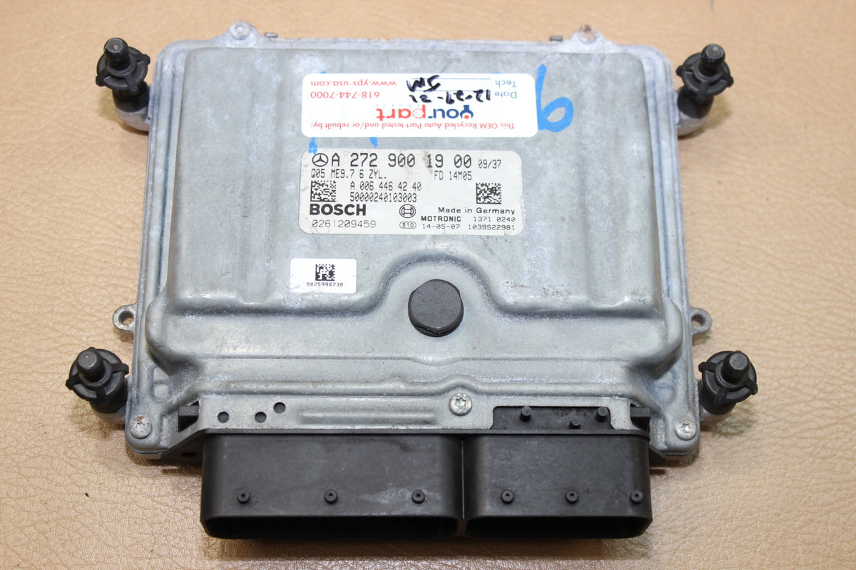 TESTED 06-09 MERCEDES ML350 ECU DME ENGINE COMPUTER A 272 900 19 00 02 ...