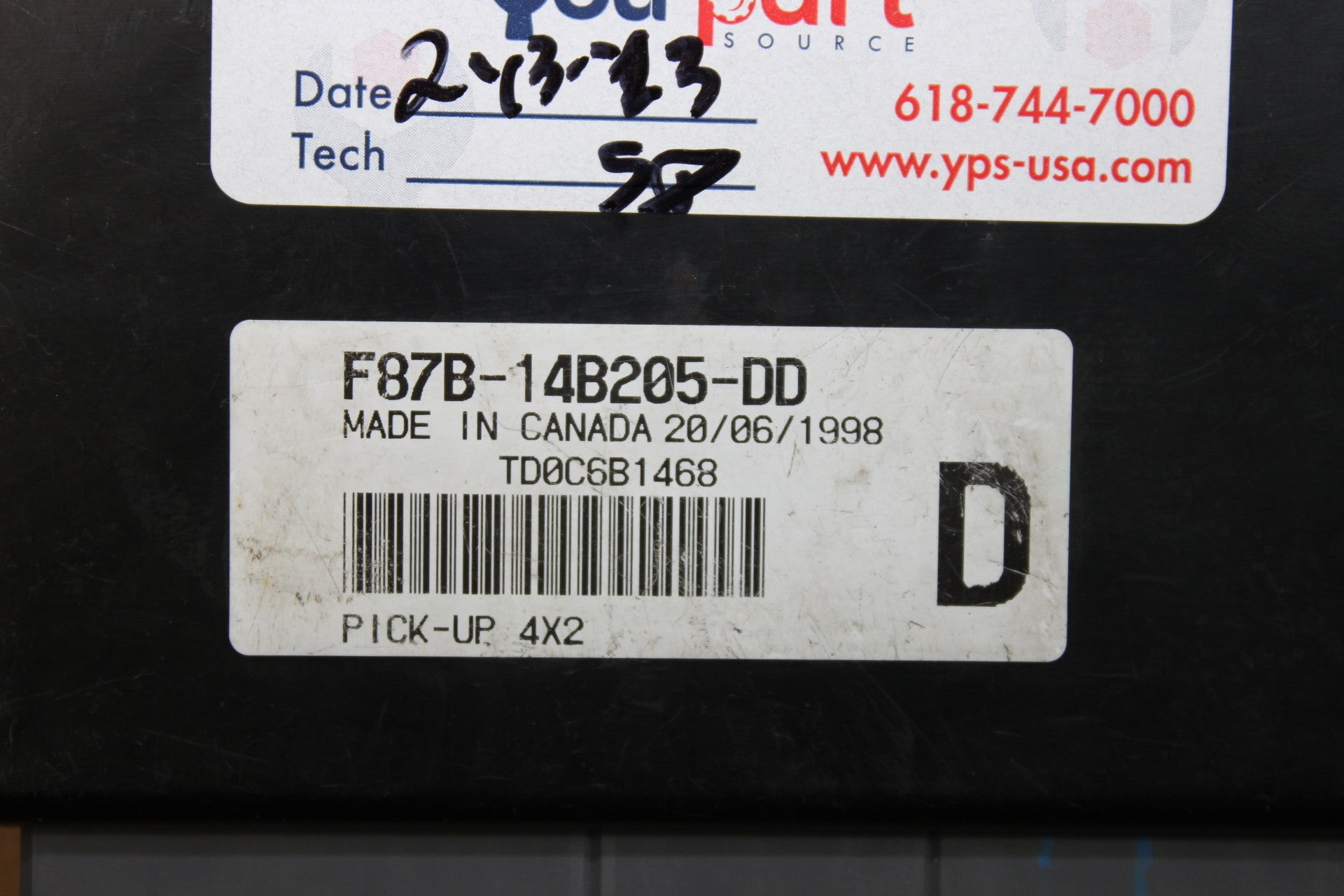 98-99 RANGER B2500 MAZDA 4X2 MULTIFUNCTION GEM MODULE F87B-14B205-DD R ...