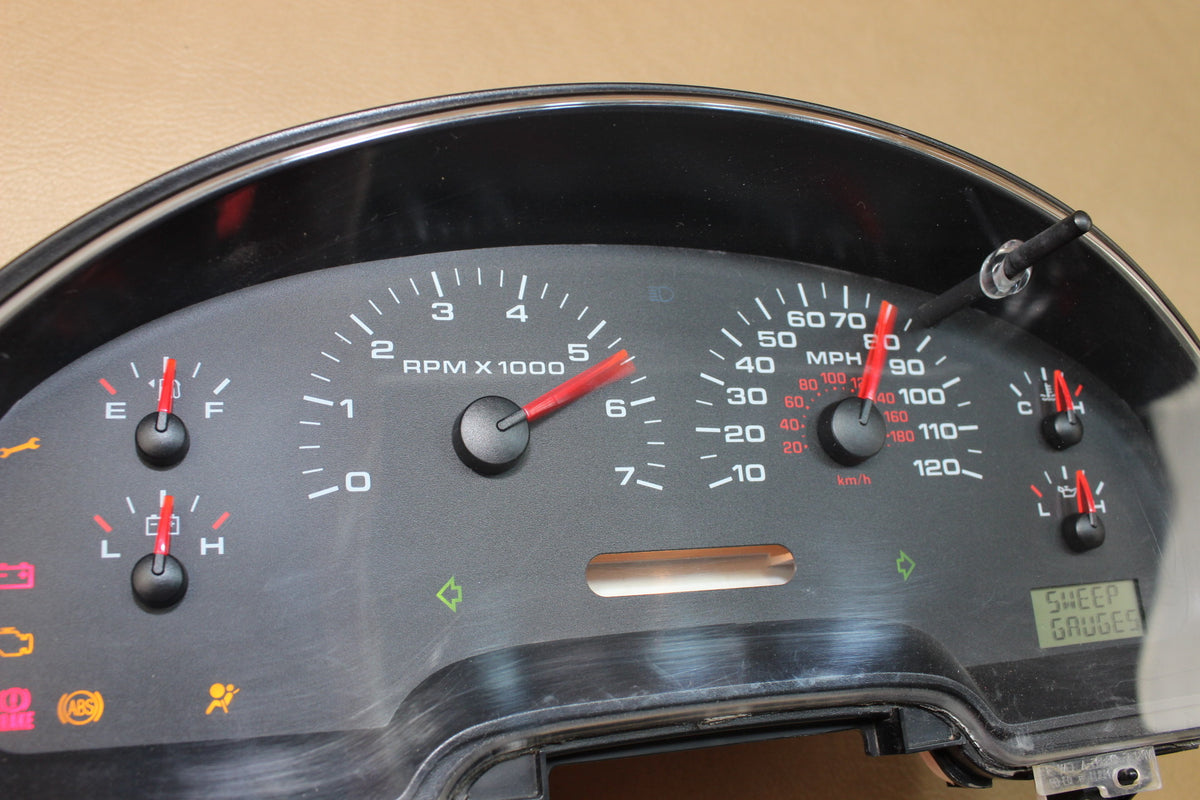 06 FORD F-150 F-250 SPEEDOMETER GAUGES INSTRUMENT CLUSTER 6L34-10849-A ...